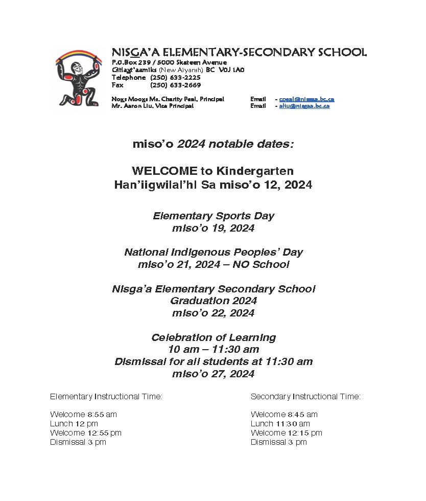 miso'o 2024--Notable Dates